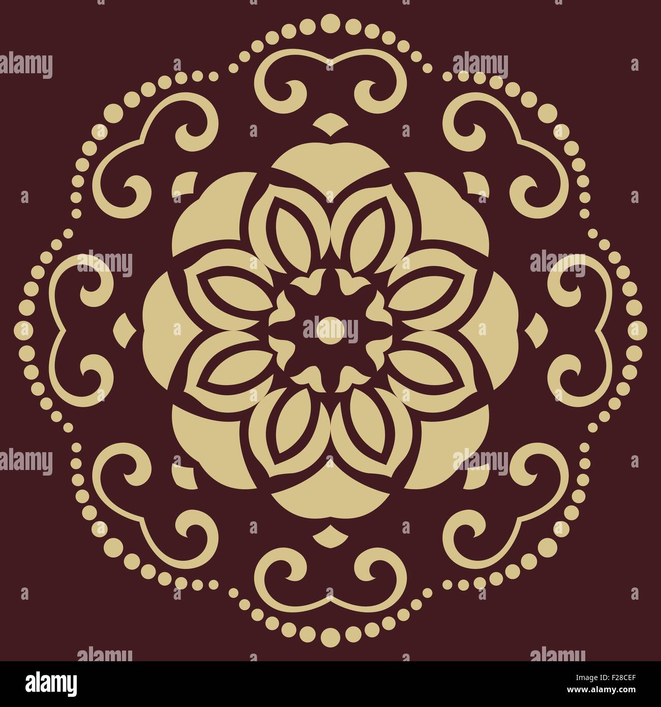 Floral Vector Abstract Pattern Stock Vector Image & Art - Alamy