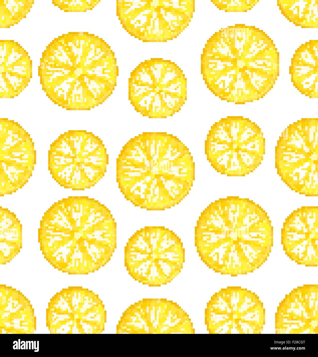 Seamless Texture with Slices of Lemons Stock Vector Image & Art - Alamy