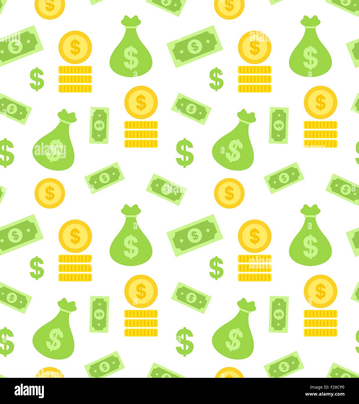 Seamless Texture with Money Bag Stock Vector Image & Art - Alamy