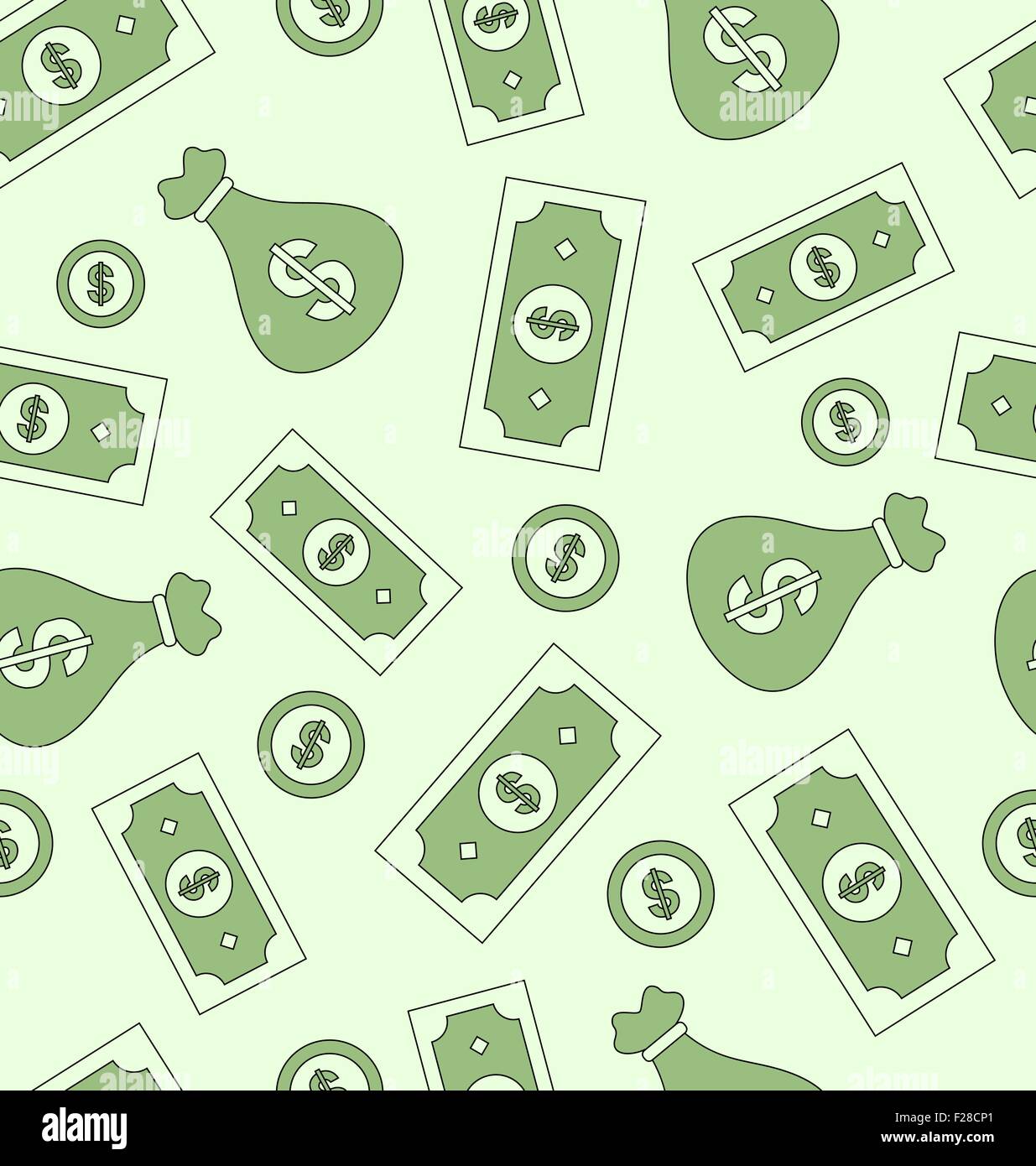 Green Money Paper Texture