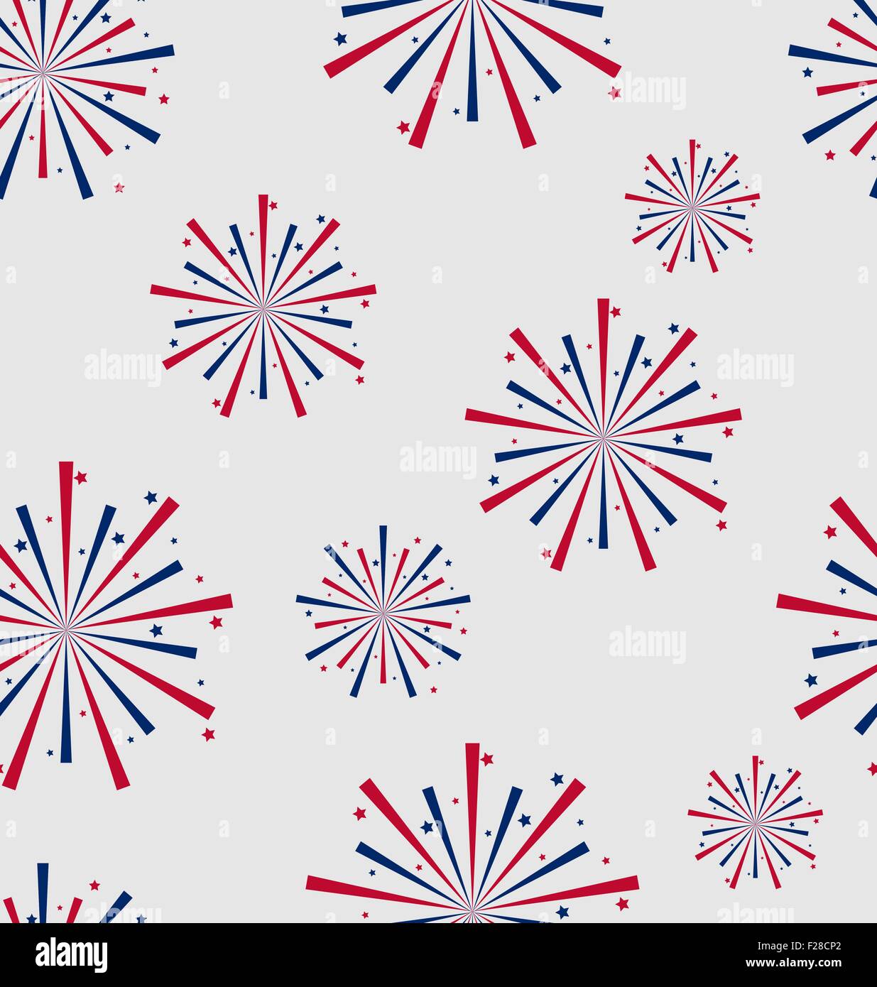 Seamless Pattern firework for Independence Day of USA, Wallpaper Stock ...