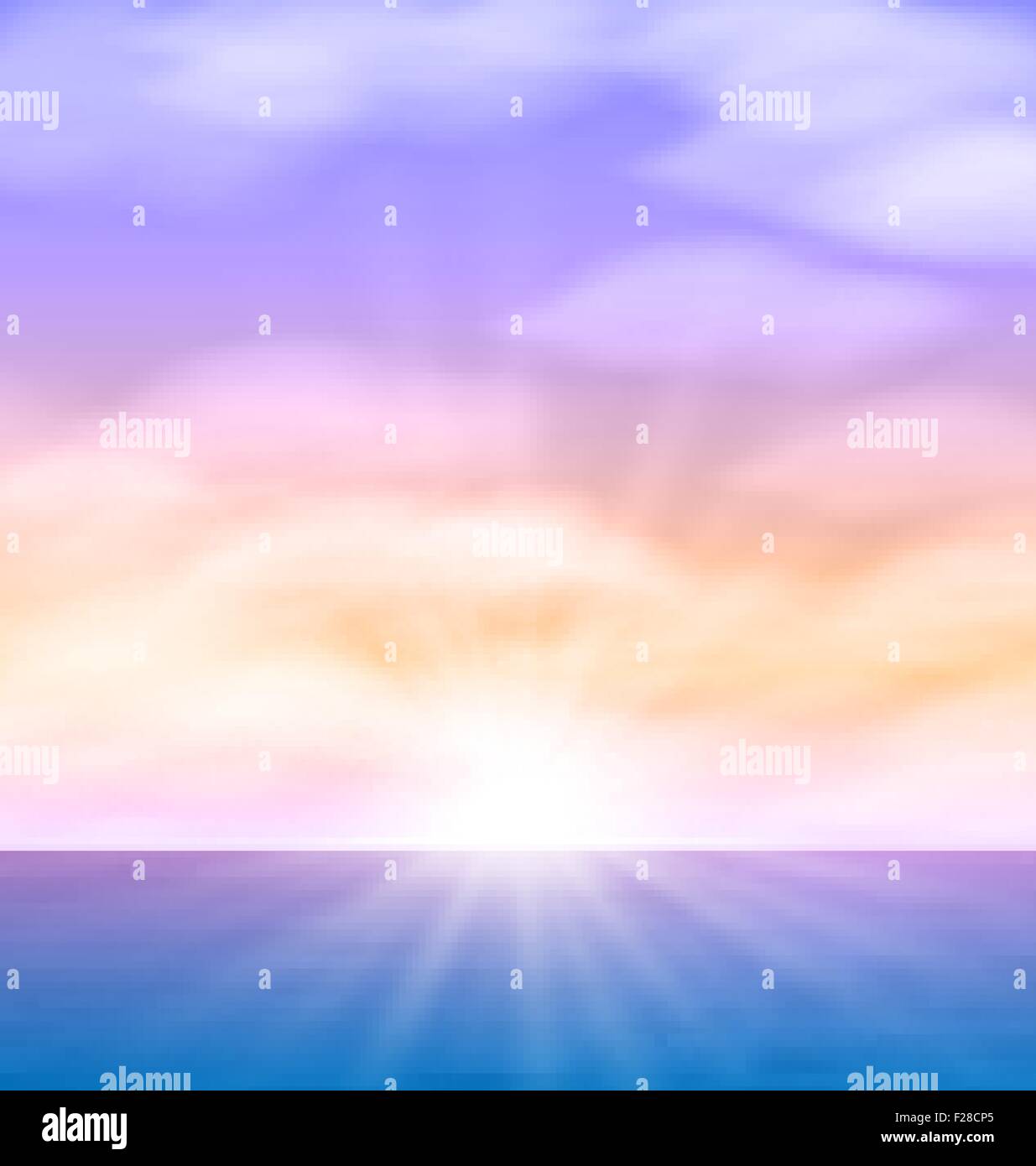 Bright seaside view Stock Vector Images - Alamy