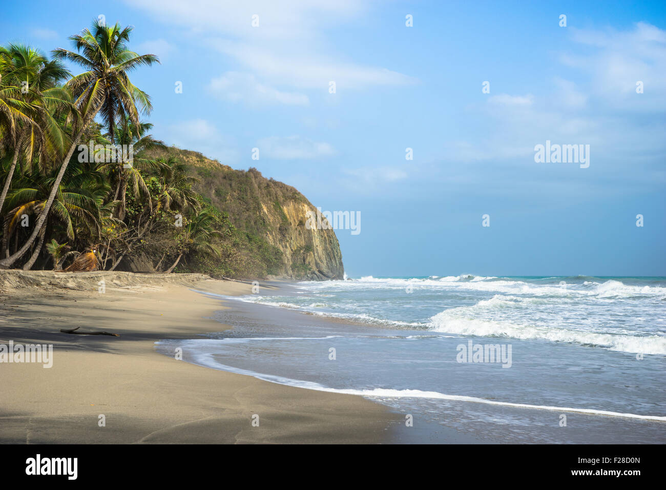 Playa la Roca on Colombia's Caribbean coast Stock Photo - Alamy