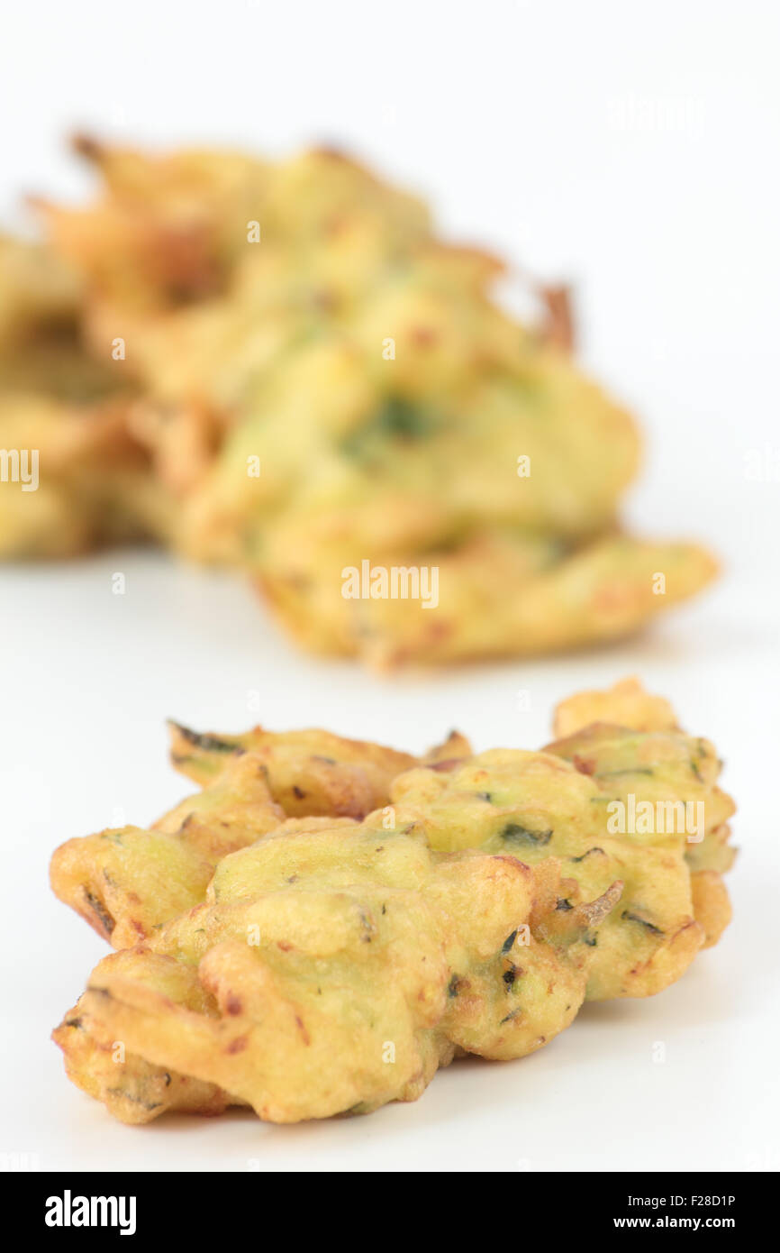 Deep fried courgette cakes. Cooked to perfection Stock Photo - Alamy