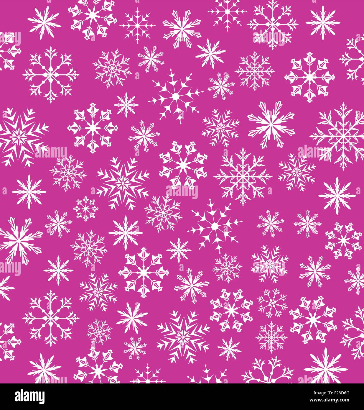 Noel pink wallpaper, snowflakes texture Stock Vector Image & Art - Alamy