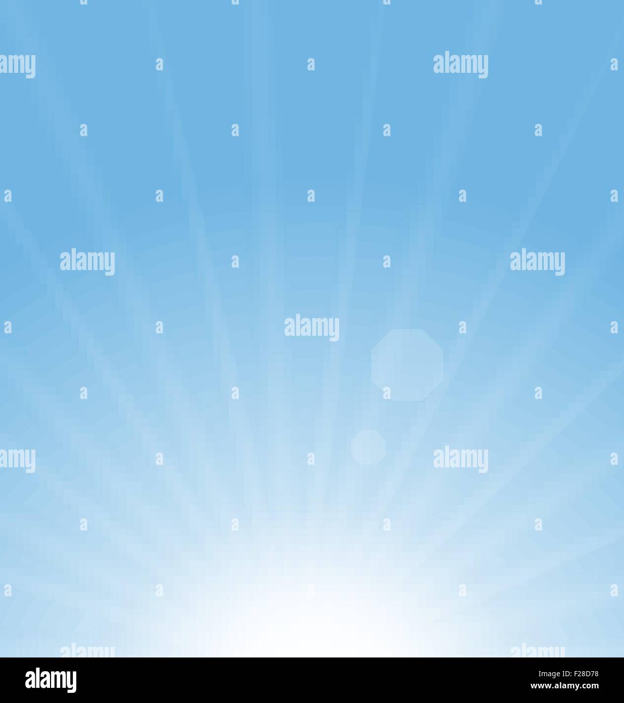 Abstract Blue Background Sun Stock Vector Image & Art - Alamy