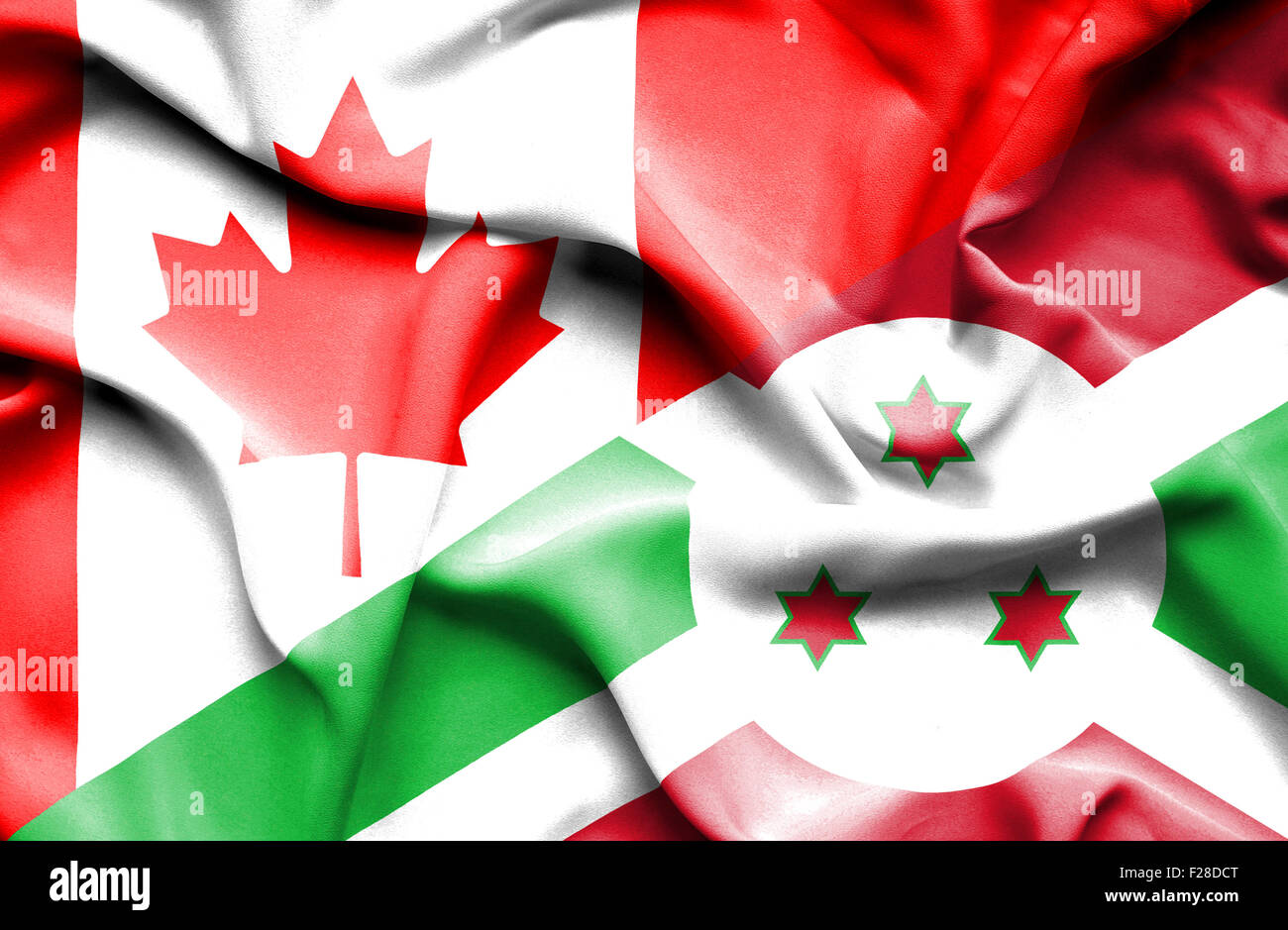 Canada burundi flag hi-res stock photography and images - Alamy