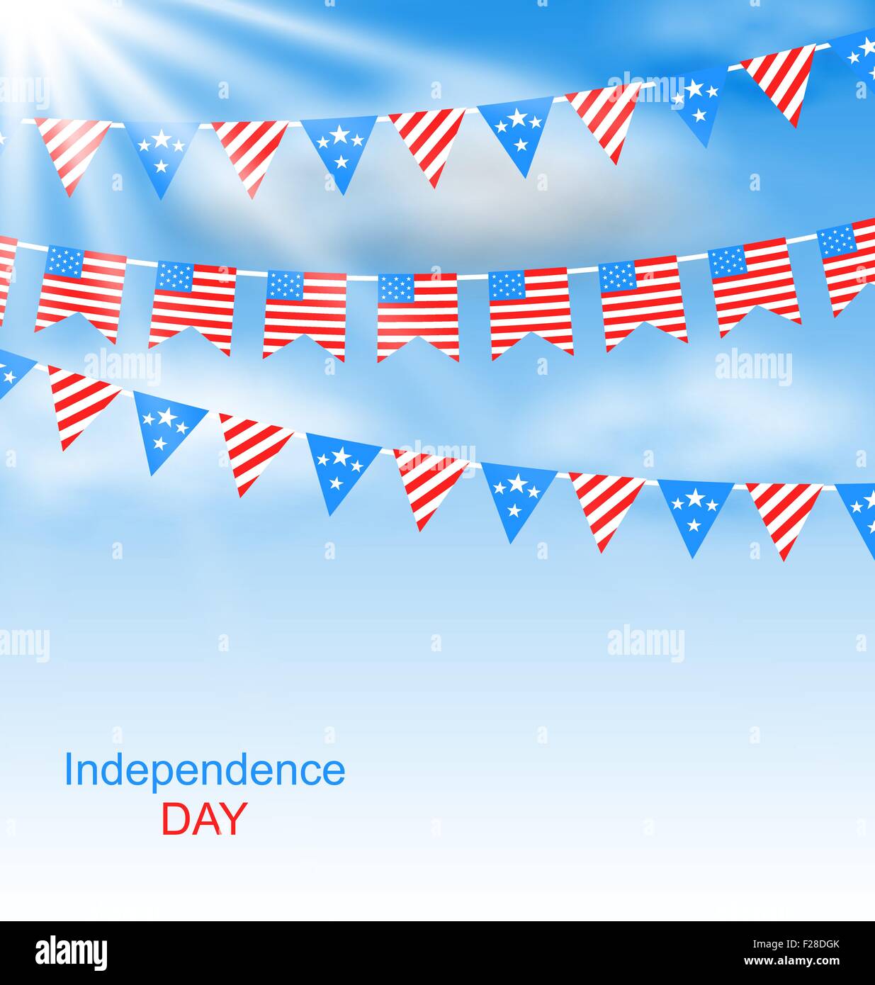 Bunting Flags Pennants Stock Vector Image & Art - Alamy