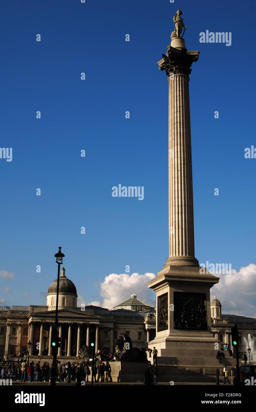 Nelson's Column (1840-1843). Designed by William Railton (1800-1877 ...