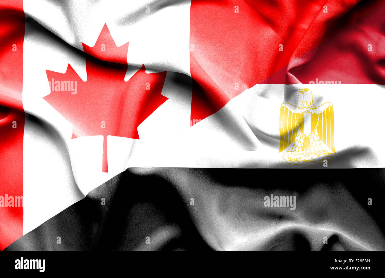Egypt canada flags hi-res stock photography and images - Alamy