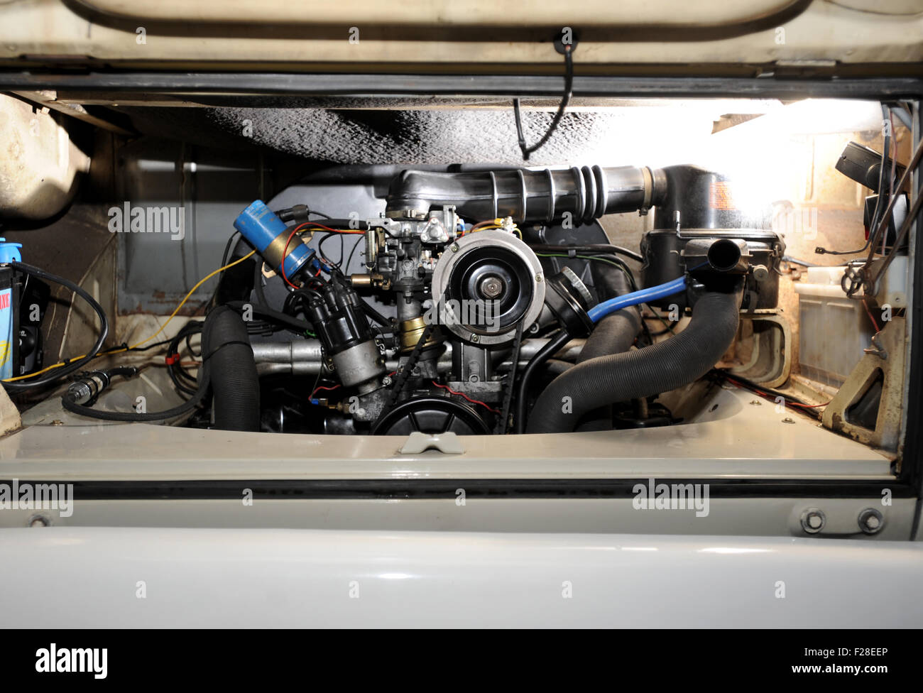 1967 Volkswagen Bay Window camper van rear air cooled engine Stock ...