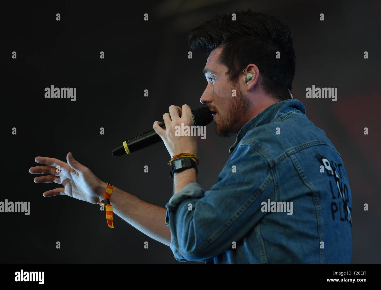 Berlin, Germany. 12th Sep, 2015. Singer Daniel 'Dan' Campbell Smith of ...