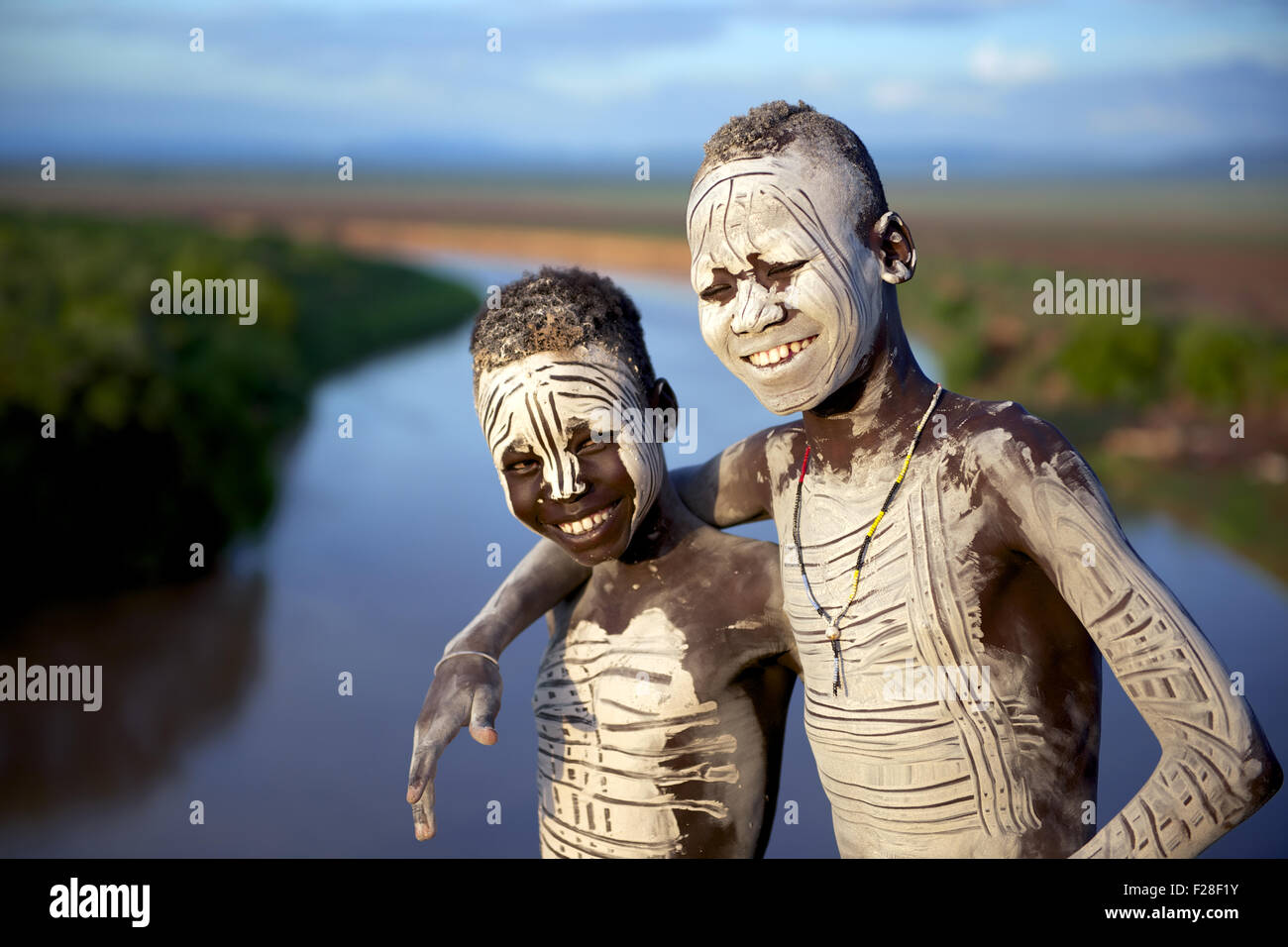 Mursi tribe warriors hi-res stock photography and images - Alamy