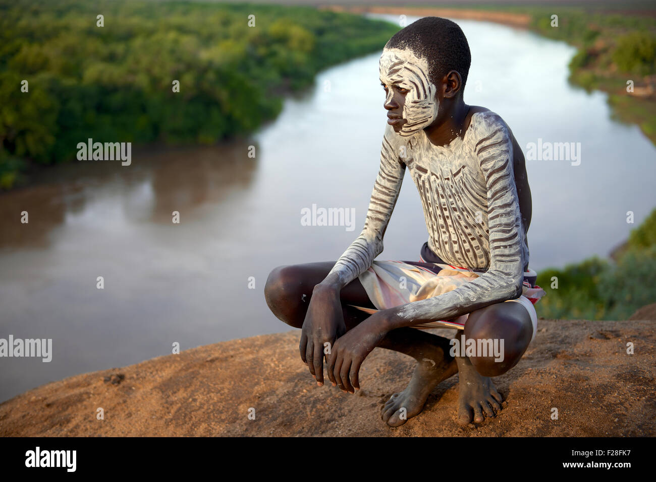 Mursi tribe warriors hi-res stock photography and images - Alamy