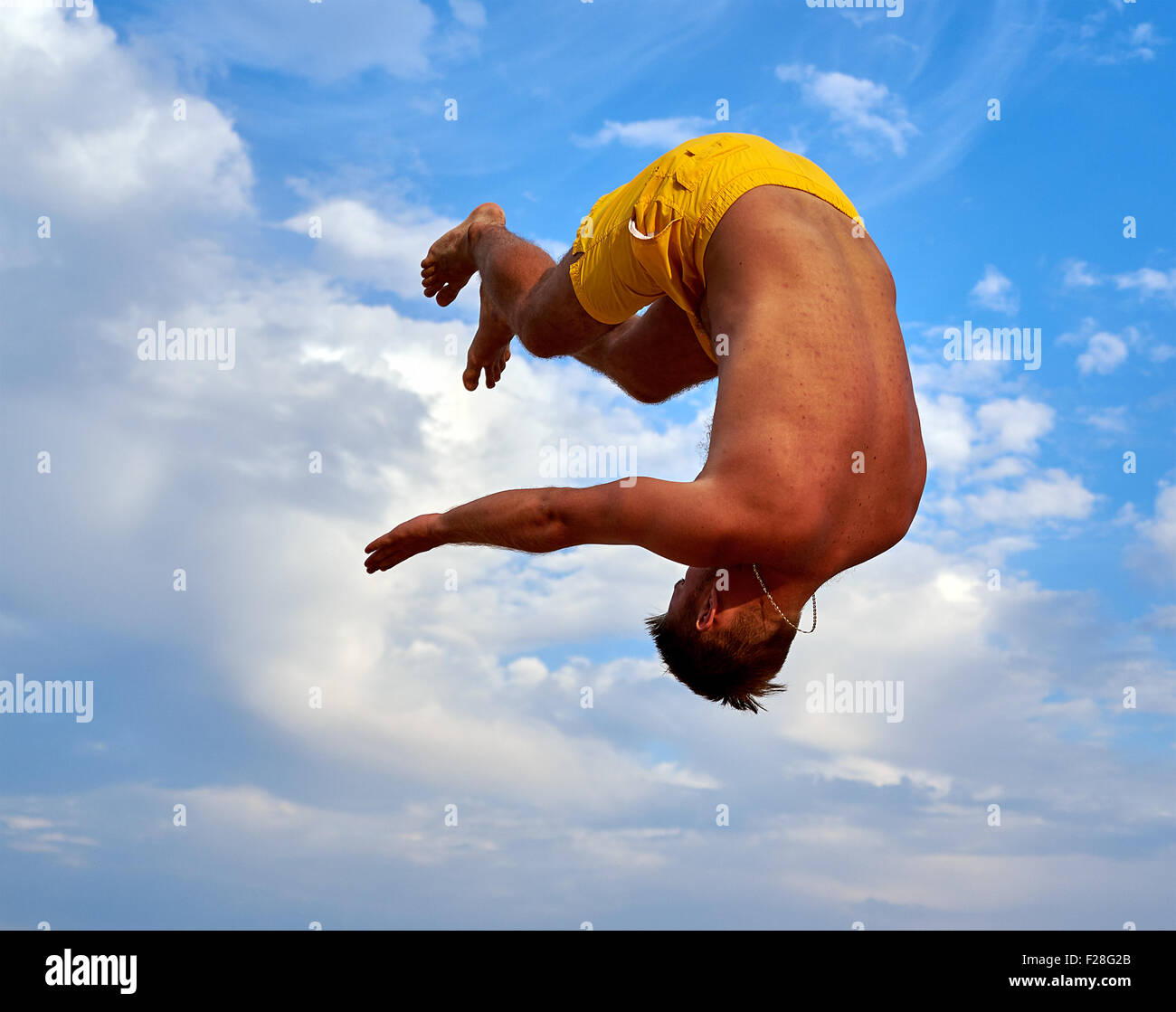 Flying man hi-res stock photography and images - Alamy