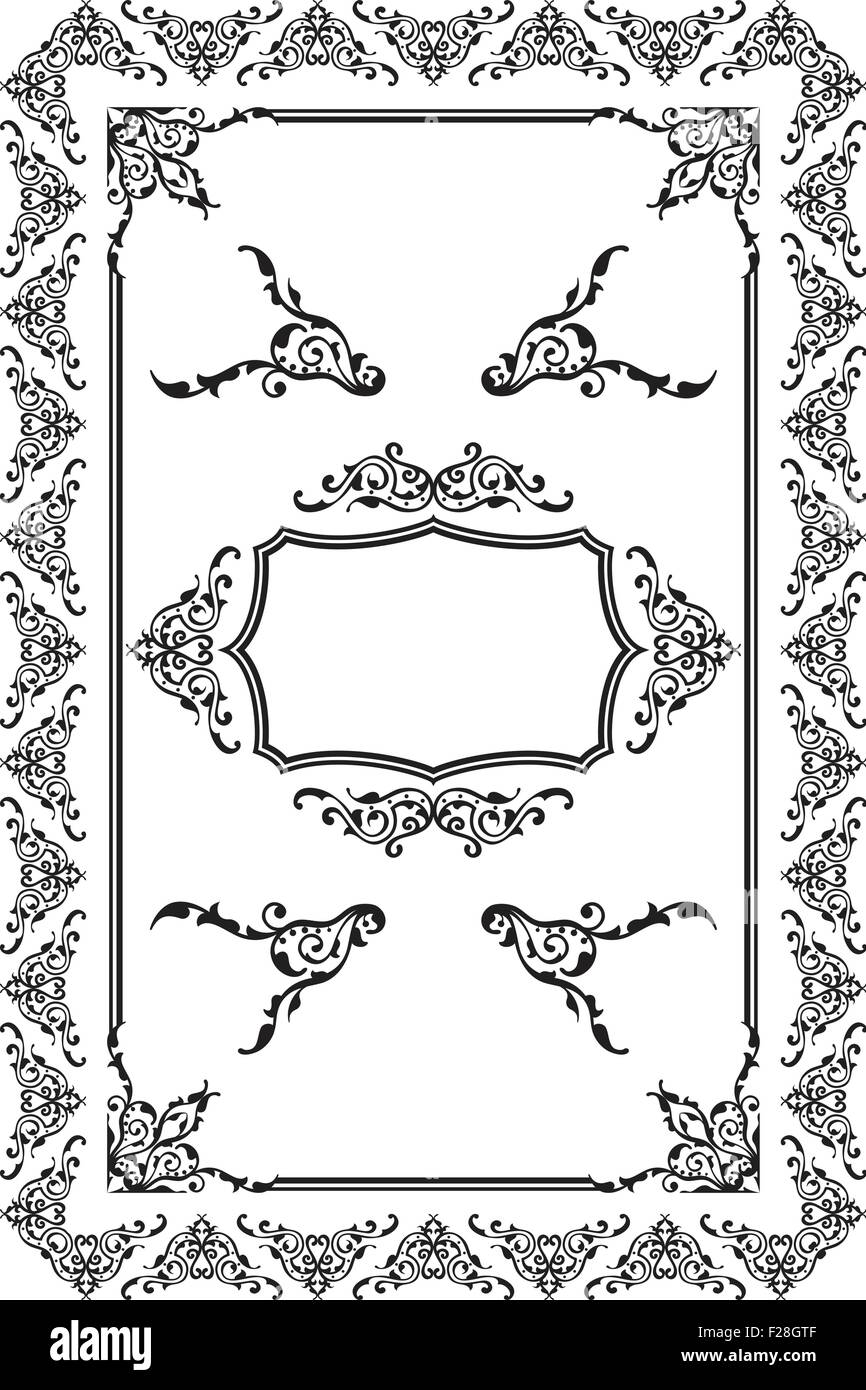 Rococo frame hi-res stock photography and images - Alamy