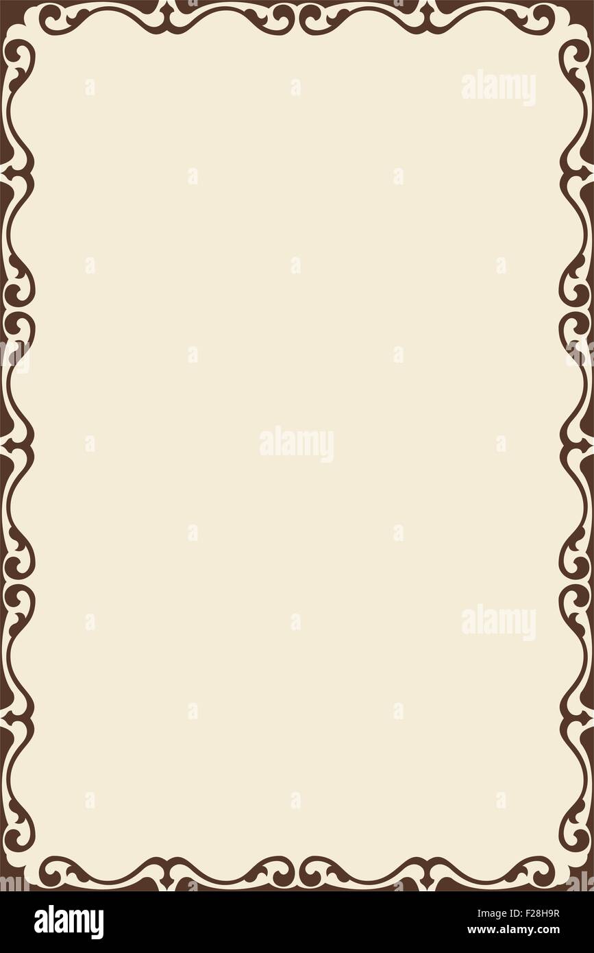 Victorian border hi-res stock photography and images - Alamy