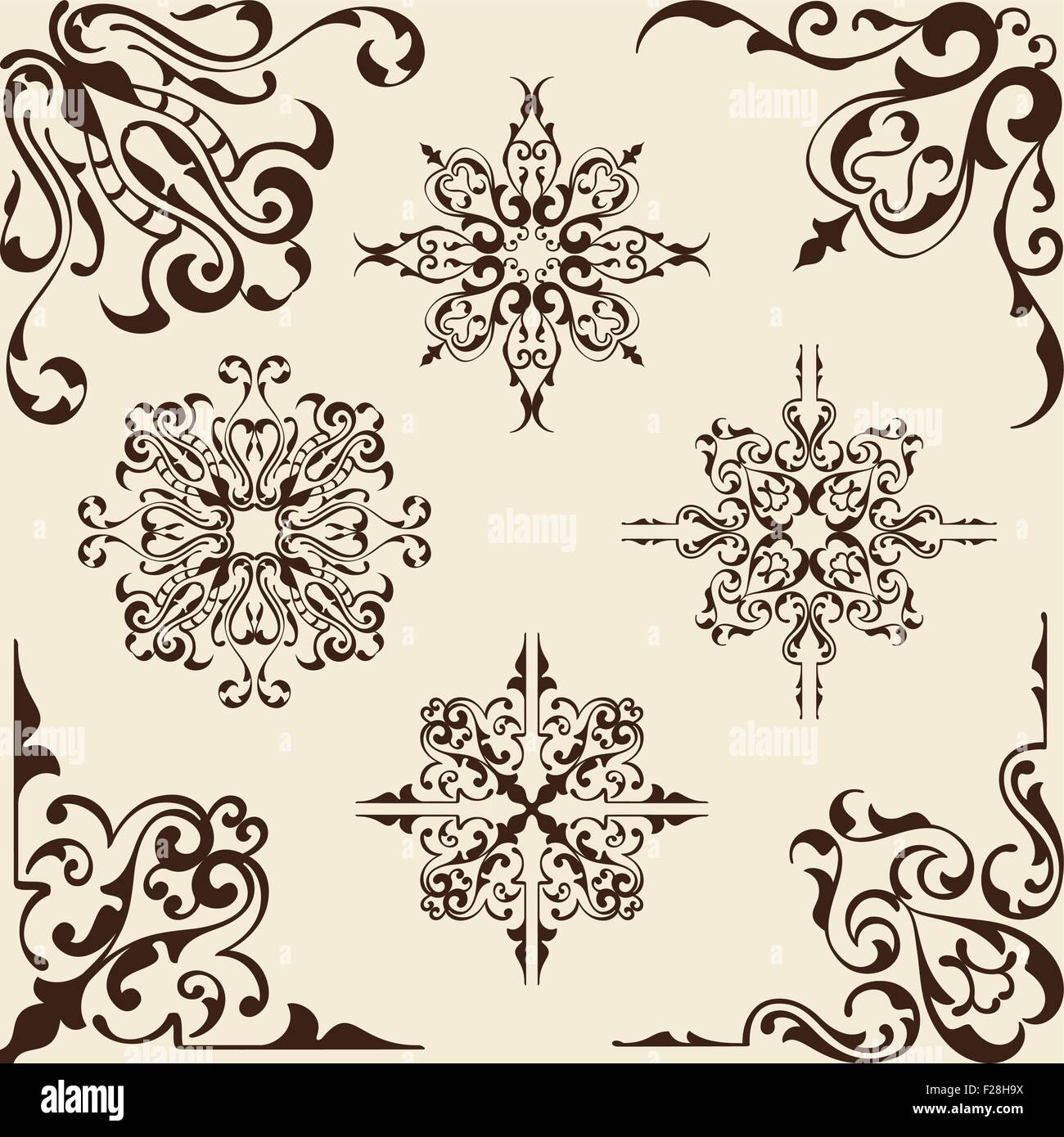 Victorian corner Stock Vector Images - Alamy