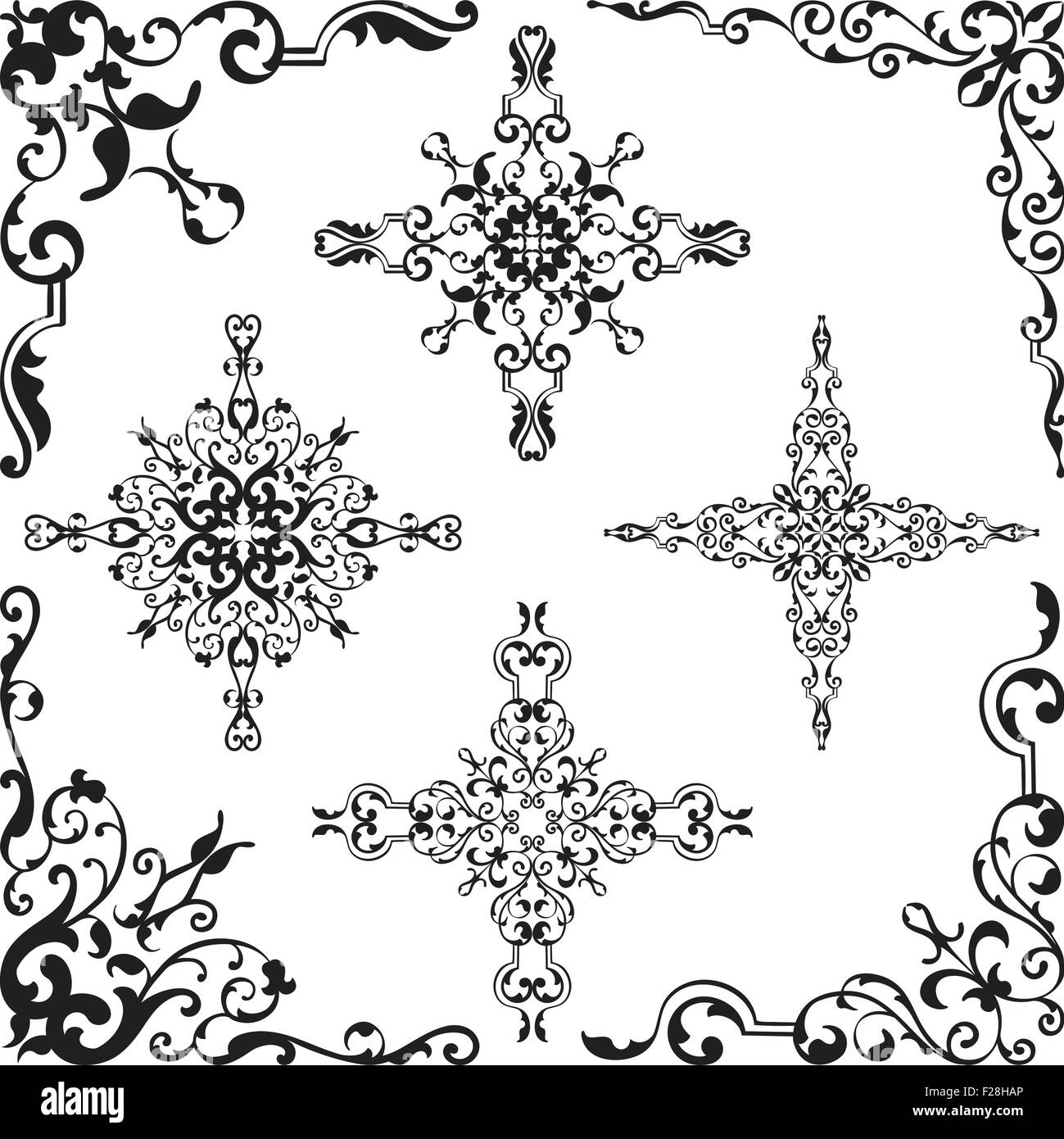 Baroque elements hi-res stock photography and images - Alamy