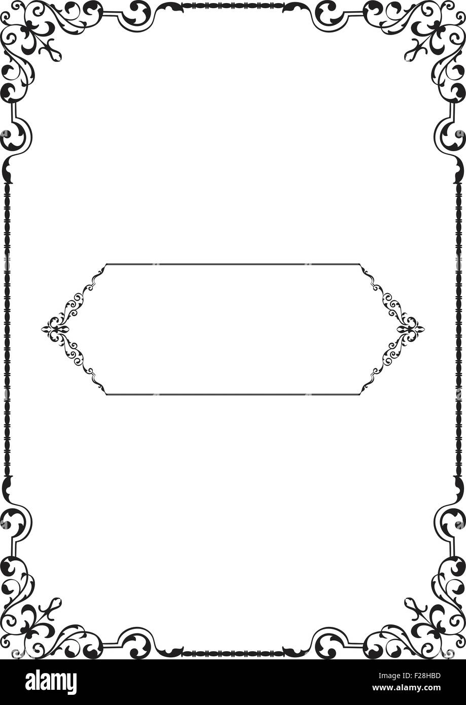 Perfect border is on white Stock Vector Image & Art - Alamy