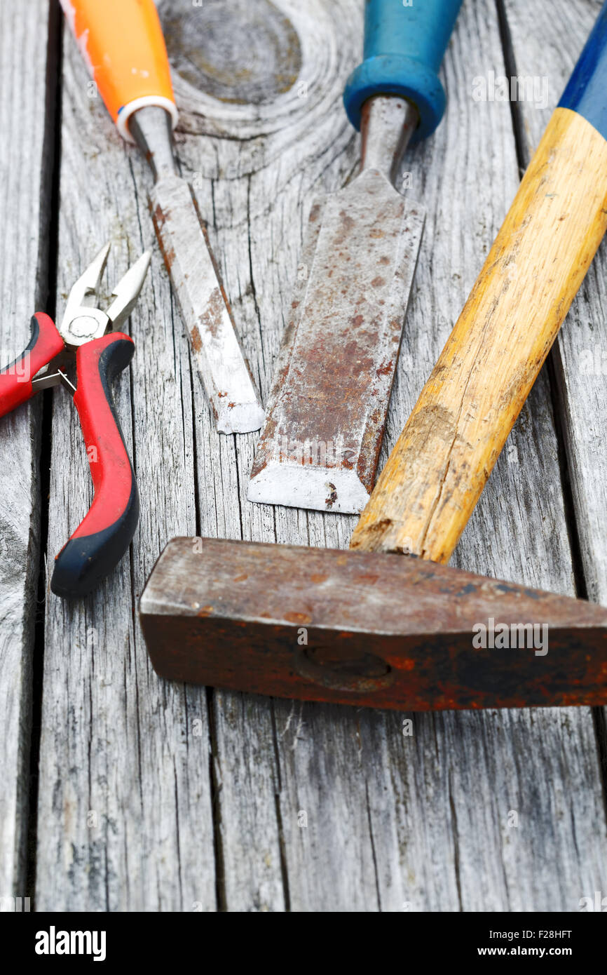 Chisel hammer head hi-res stock photography and images - Alamy