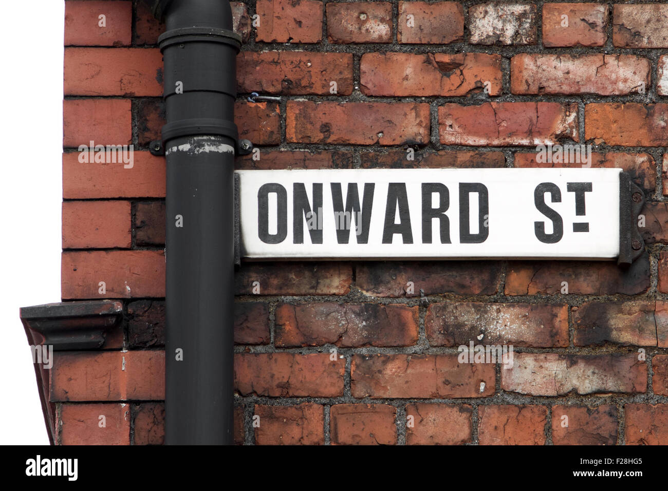 Positive English Street Sign Stock Photo - Alamy