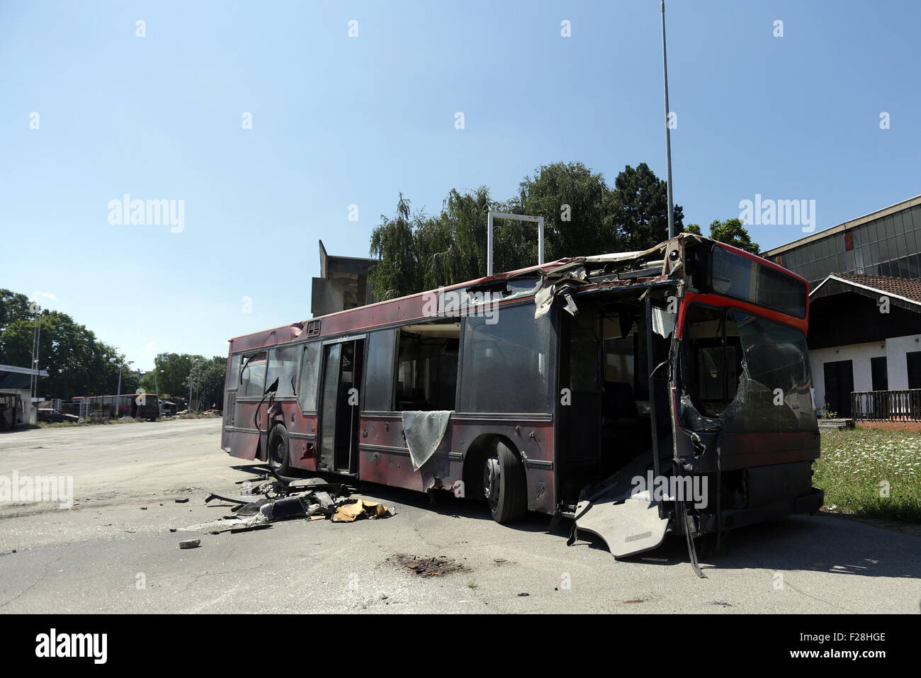 The film set of Luc Besson's 'The Lake' in Zagreb, Croatia Featuring ...