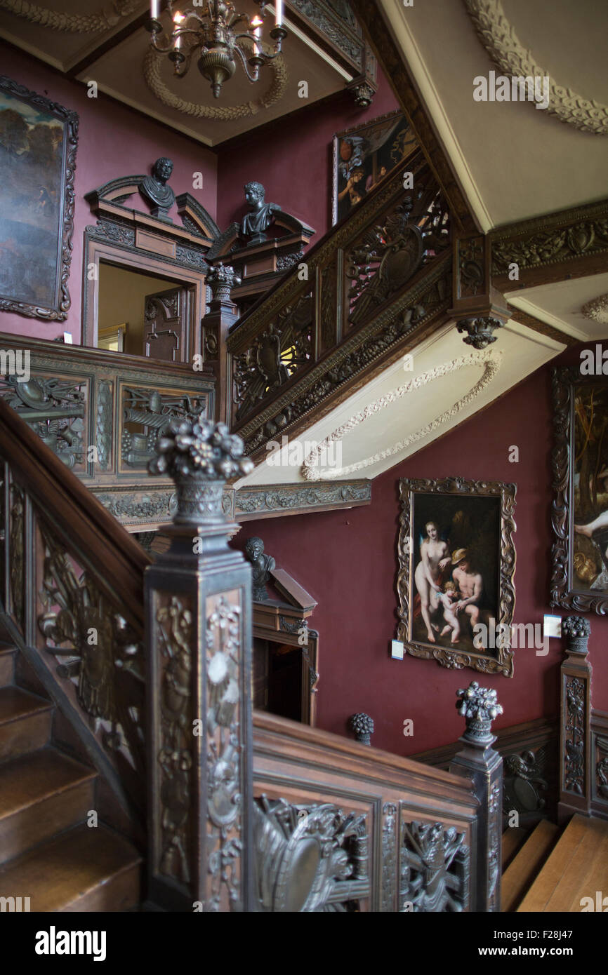 Great Staircase, Ham House, London Borough of Richmond upon Thames ...