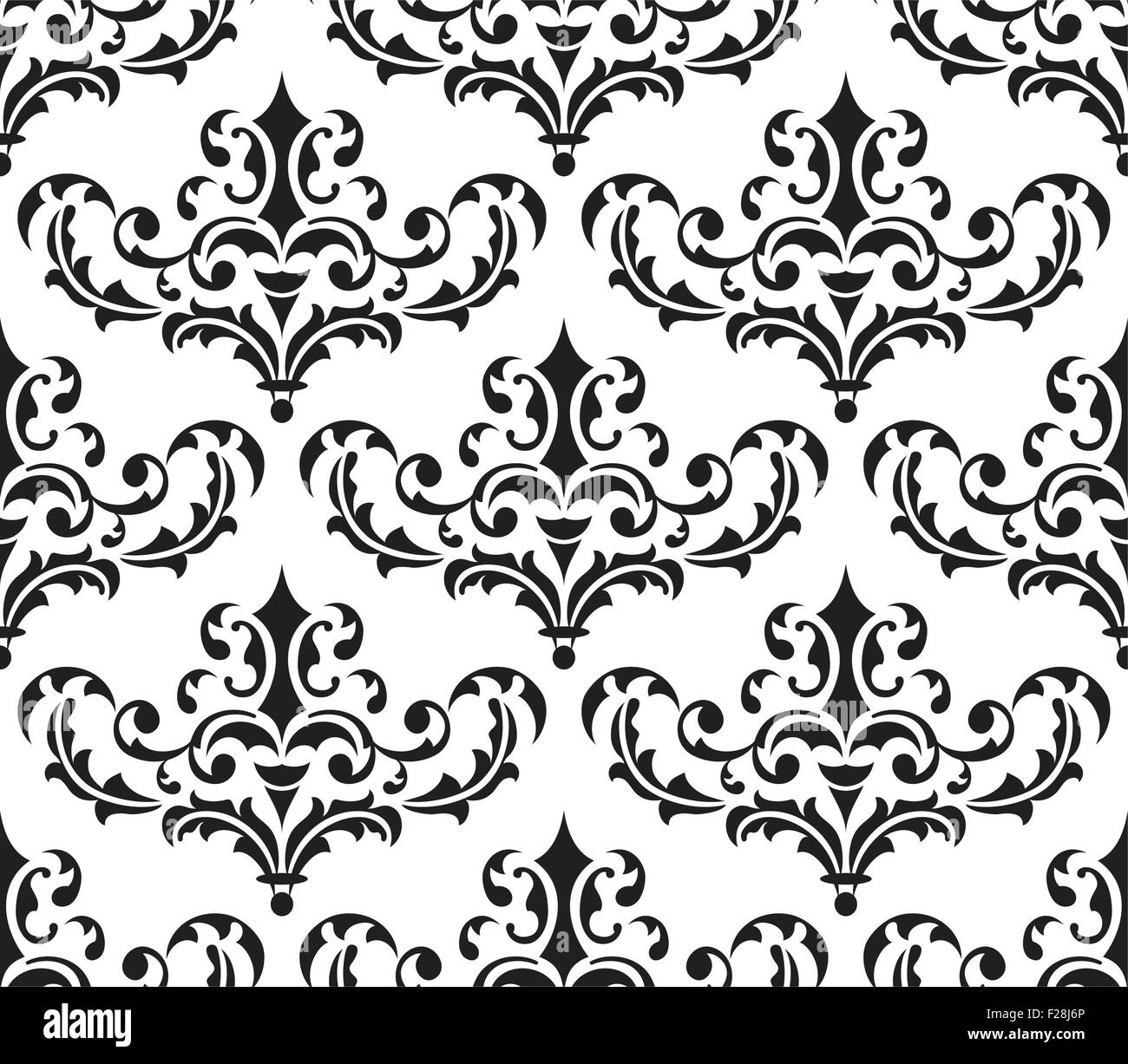 Vintage seamless page on white Stock Vector Image & Art - Alamy