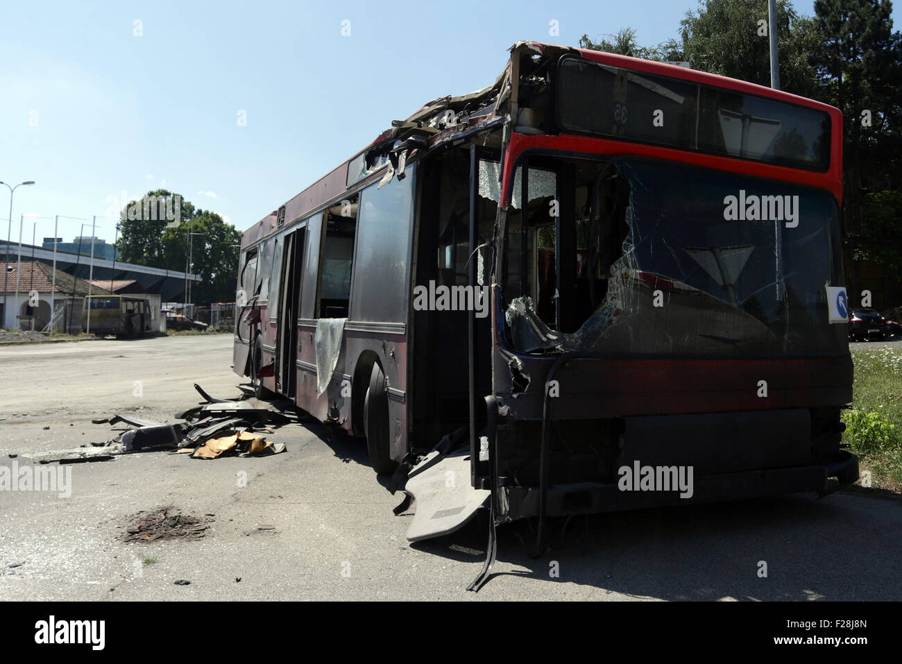 The film set of Luc Besson's 'The Lake' in Zagreb, Croatia Featuring ...