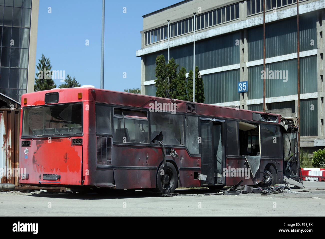 The film set of Luc Besson's 'The Lake' in Zagreb, Croatia Featuring ...