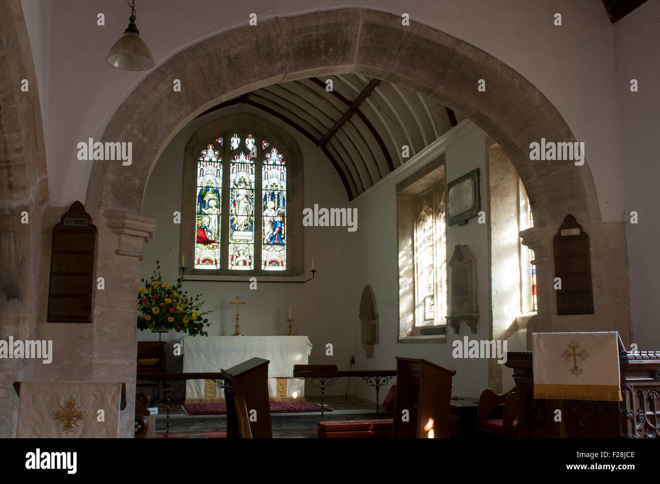 St. Margaret`s Church, Bagendon, Gloucestershire, England, UK Stock ...