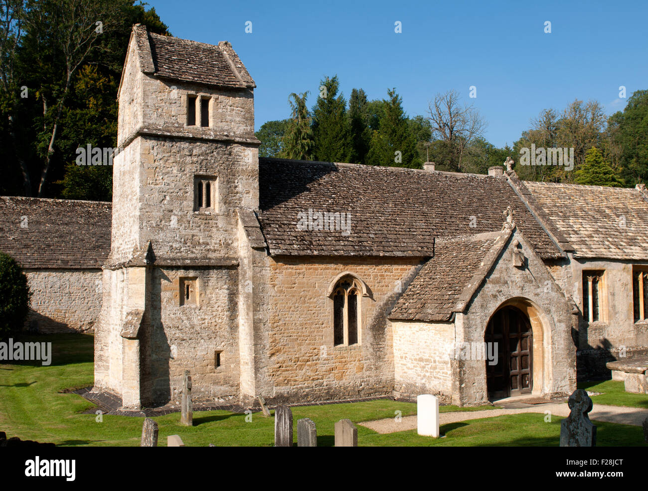 Bagendon church hi-res stock photography and images - Alamy