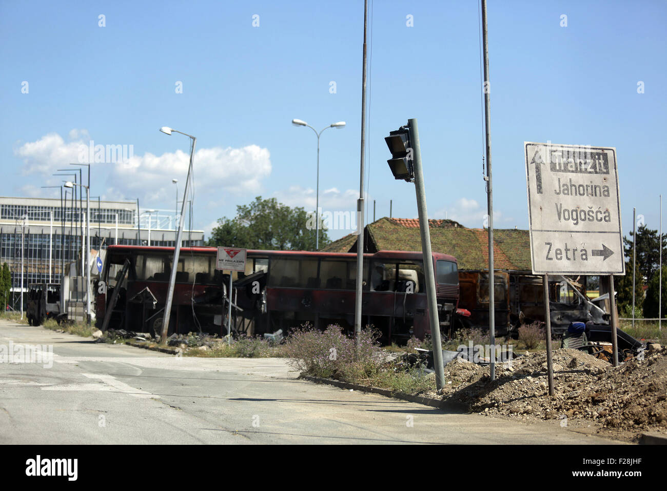 The film set of Luc Besson's 'The Lake' in Zagreb, Croatia Featuring ...