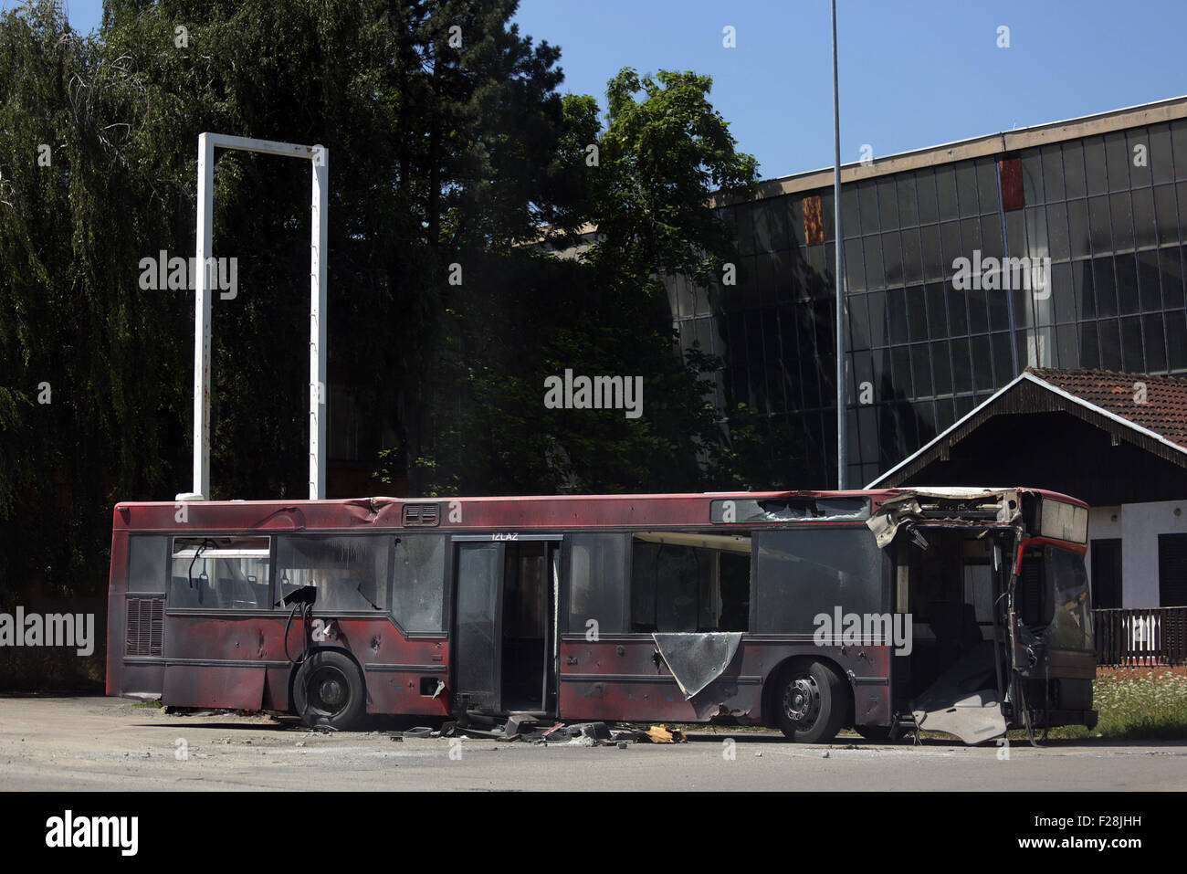 The film set of Luc Besson's 'The Lake' in Zagreb, Croatia Featuring ...