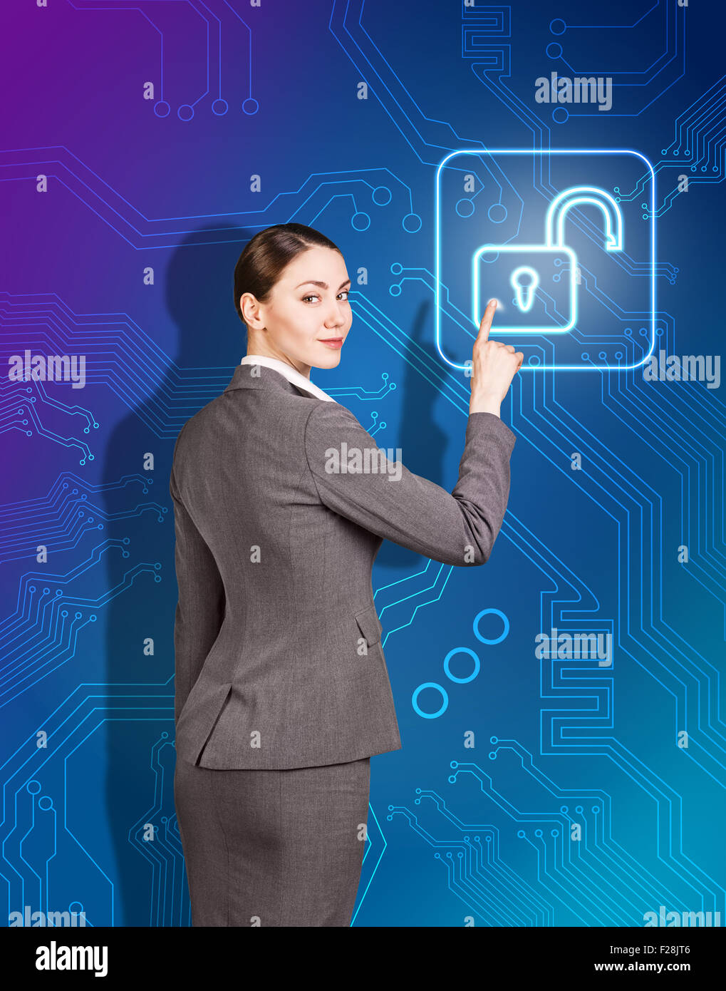 Woman business suit presentation hi-res stock photography and images ...