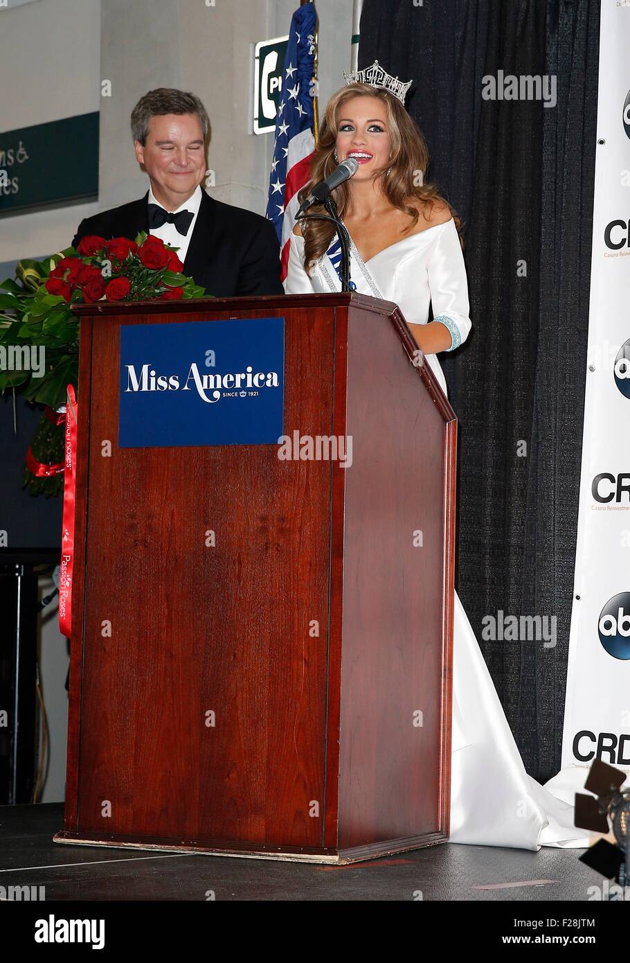 Atlantic City, NJ, USA. 13th Sep, 2015. Sam Haskell, Miss America Betty ...