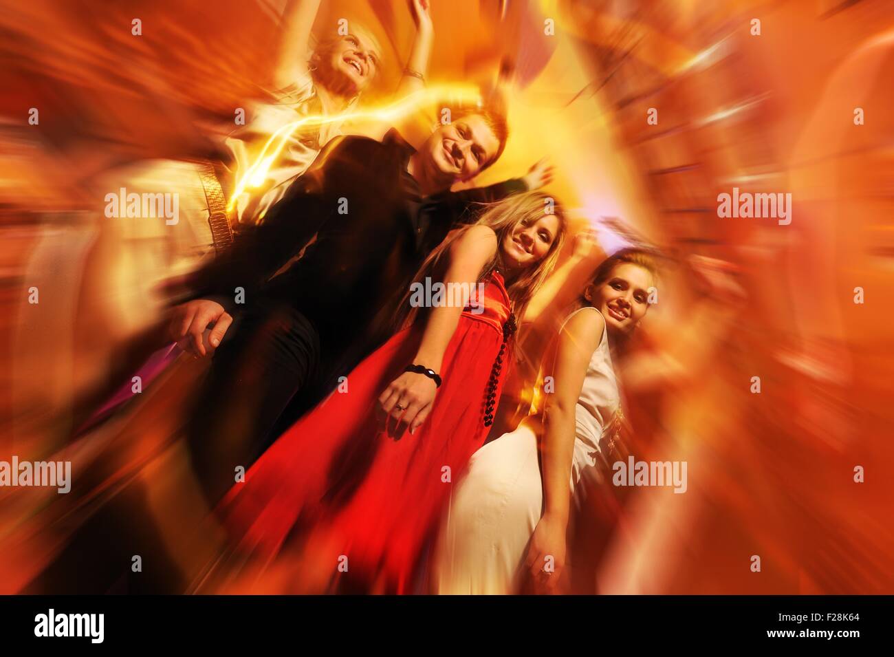People dancing in the night club Stock Photo - Alamy
