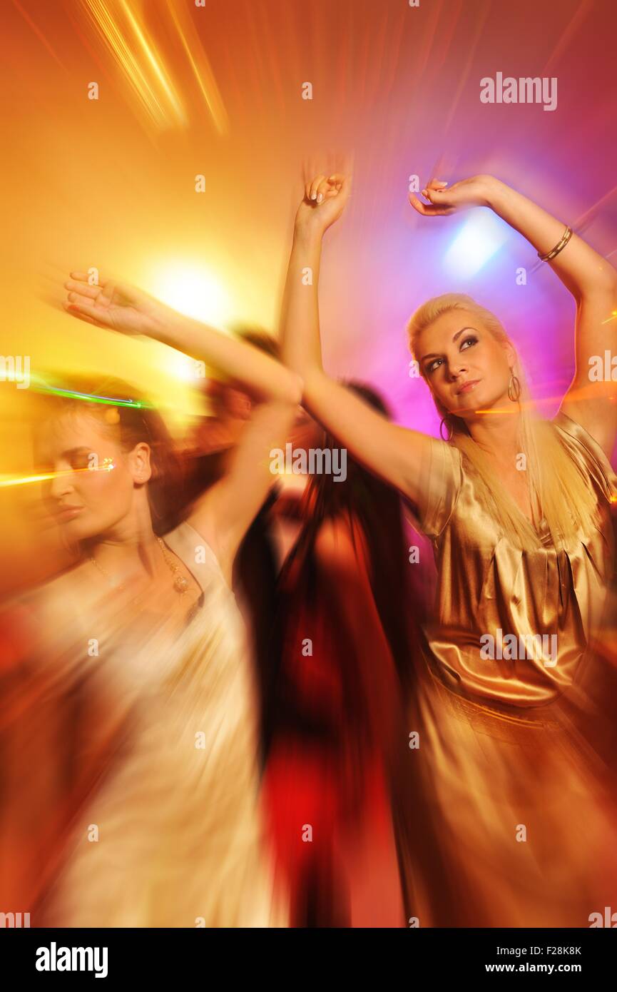 People dancing in the night club Stock Photo - Alamy