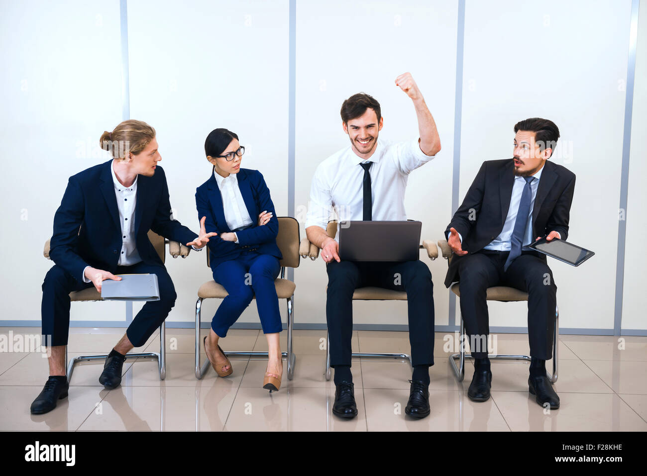 Concept for young modern business team Stock Photo - Alamy