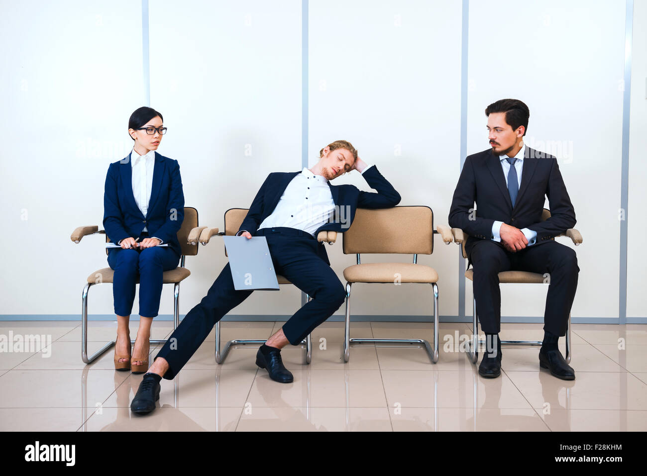 Business team sleeping meeting hi-res stock photography and images - Alamy