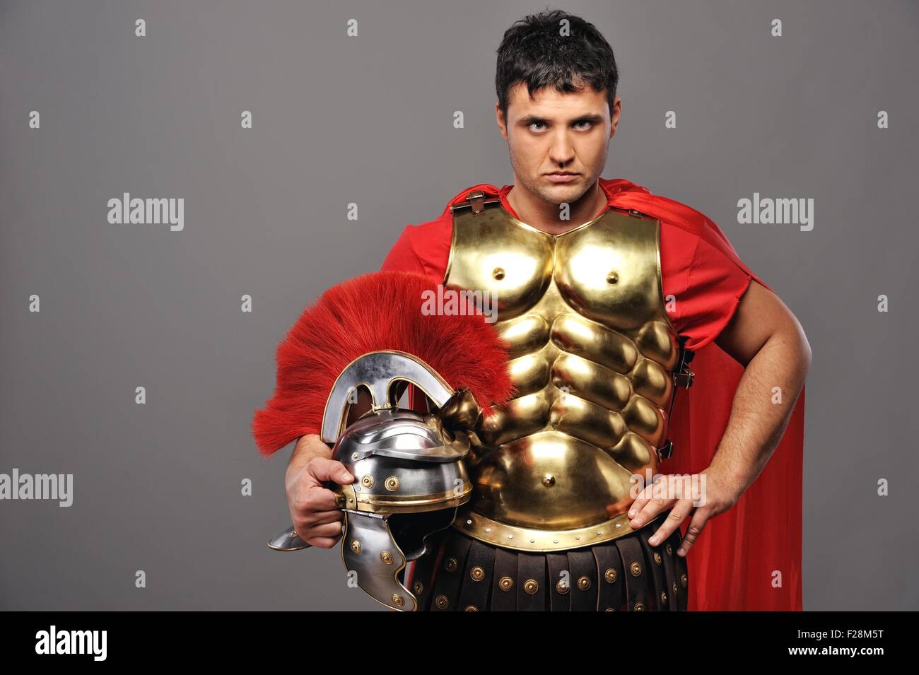 Portrait of a roman legionary soldier Stock Photo - Alamy