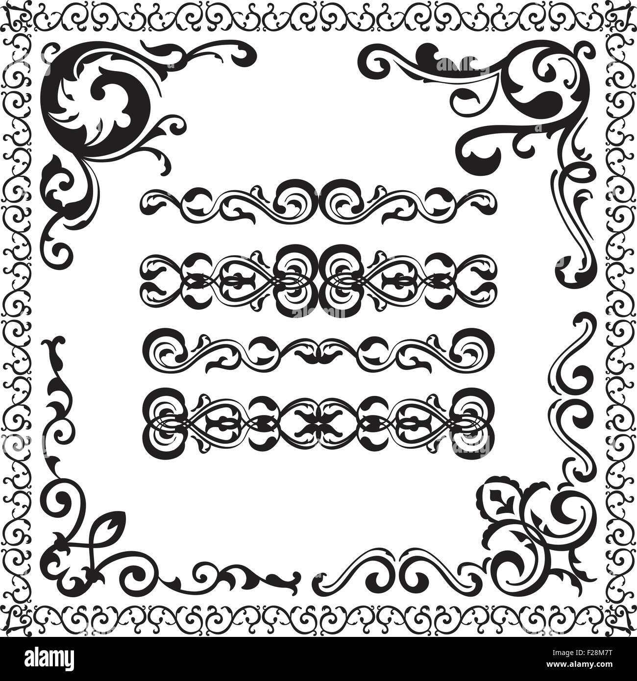 Victorian Corner Scrolls