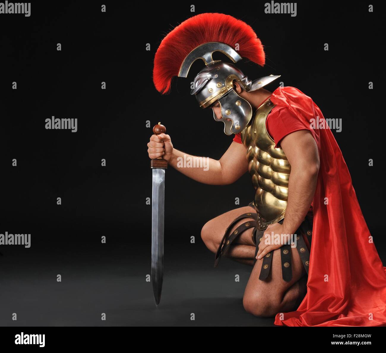 Portrait of a legionary soldier Stock Photo - Alamy