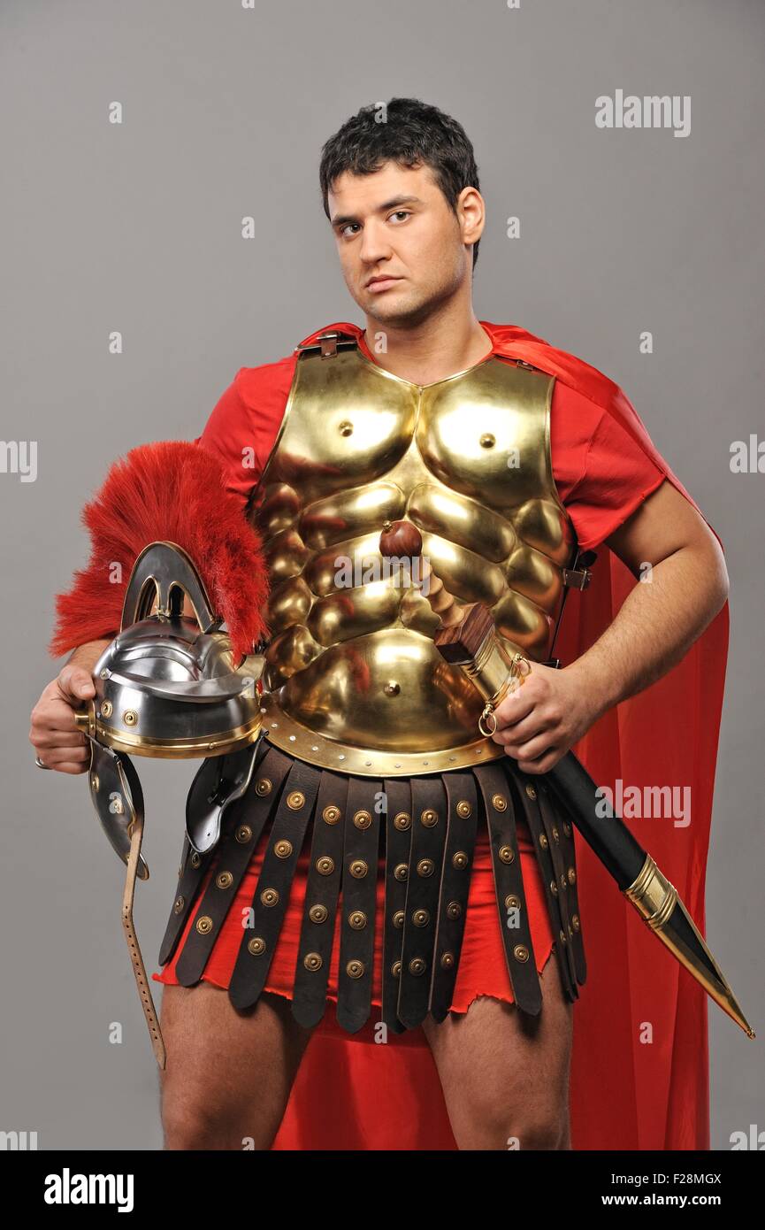 Portrait of a legionary soldier Stock Photo - Alamy