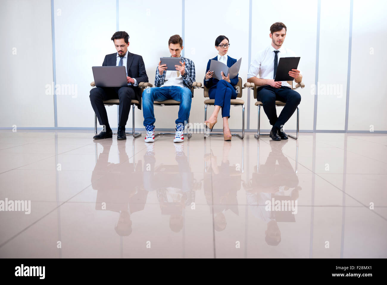 Concept for young modern business team Stock Photo - Alamy