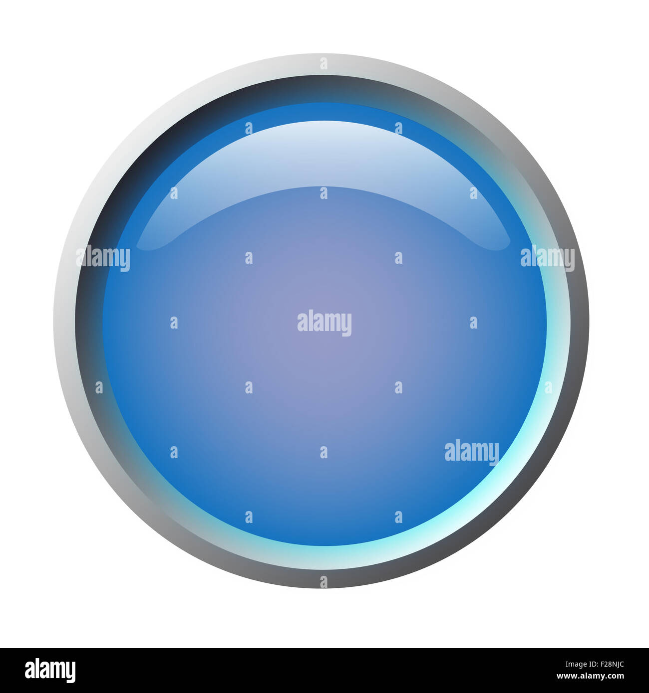 Blue isolated vector, glossy web button. Beautiful internet button ...