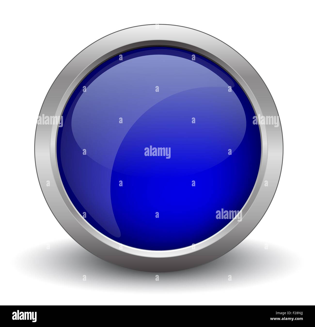 Blue glossy web button, beautiful Internet button Stock Photo - Alamy