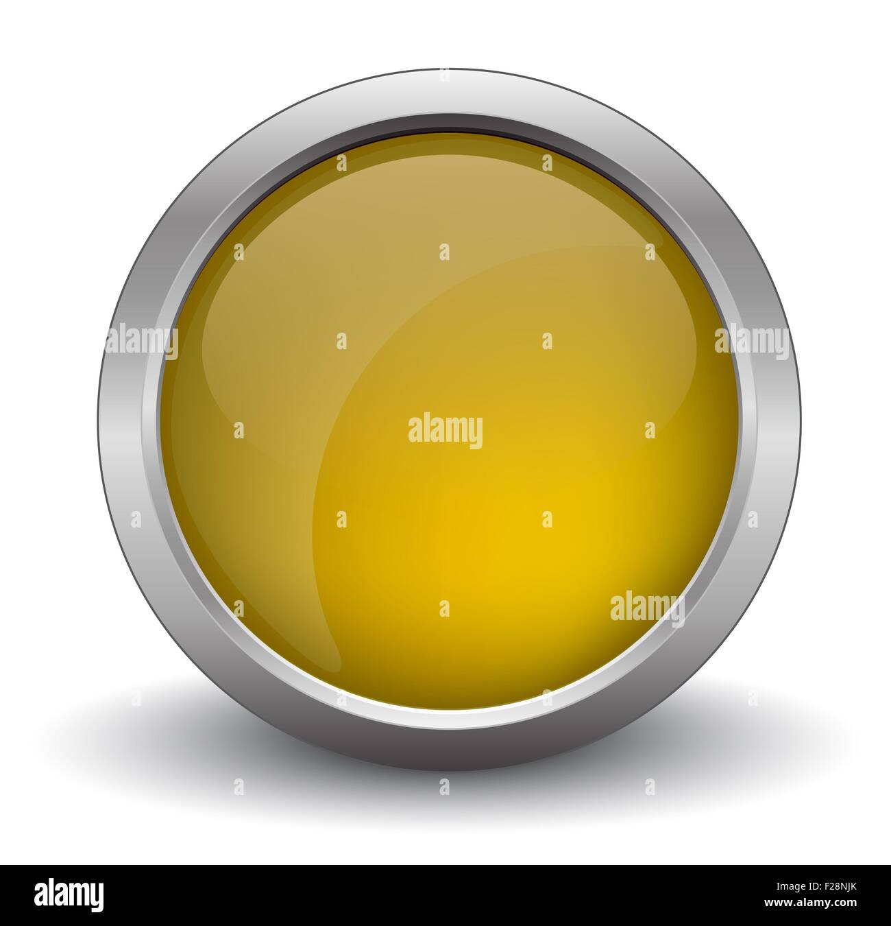 Yellow glossy web button, beautiful Internet button Stock Photo - Alamy