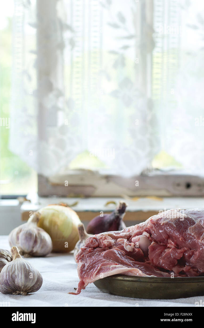 Loaf of lamb Stock Photo - Alamy